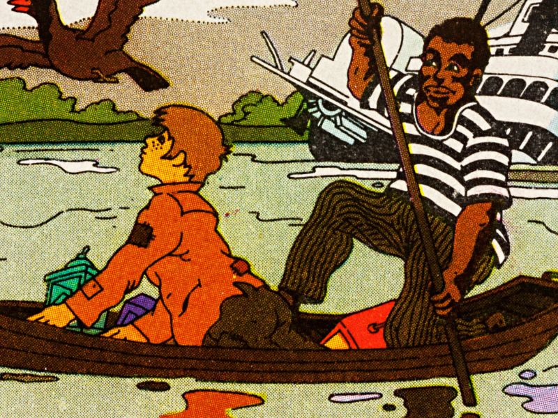 Las aventuras de Huckleberry Finn. Cuento corto de Mark Twain para niños