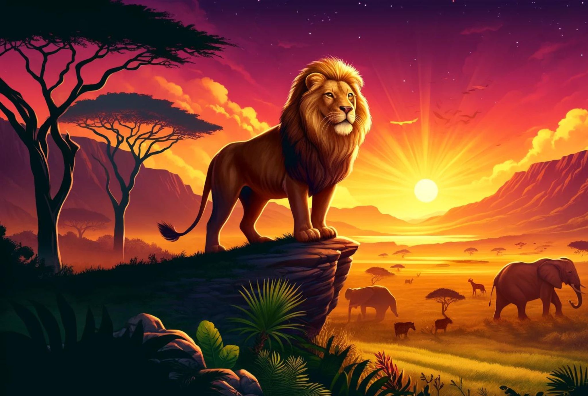 El Rey León Guión De Teatro Adaptado Para Niños