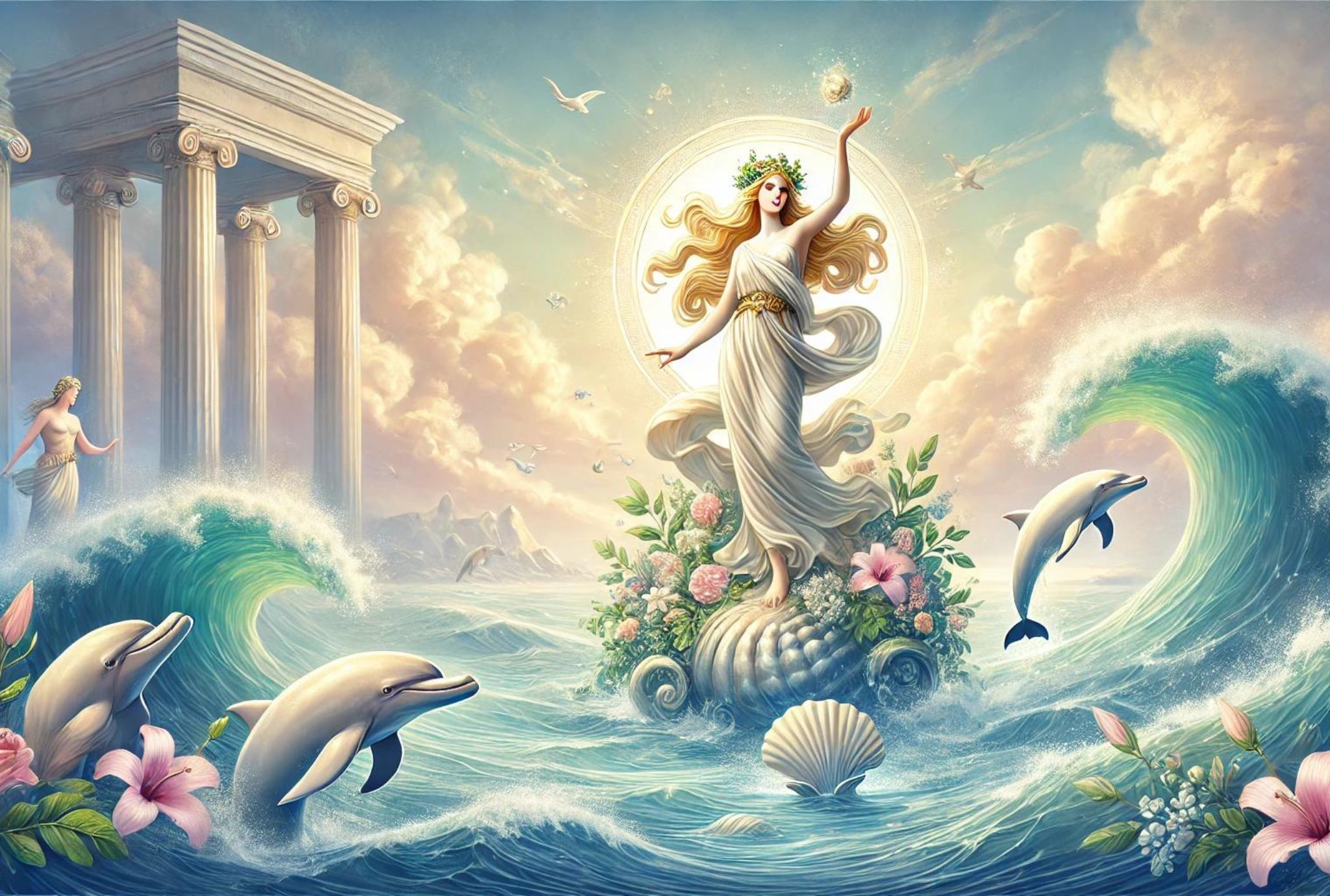 Cuento griego para niños sobre El surgimiento de Afrodita