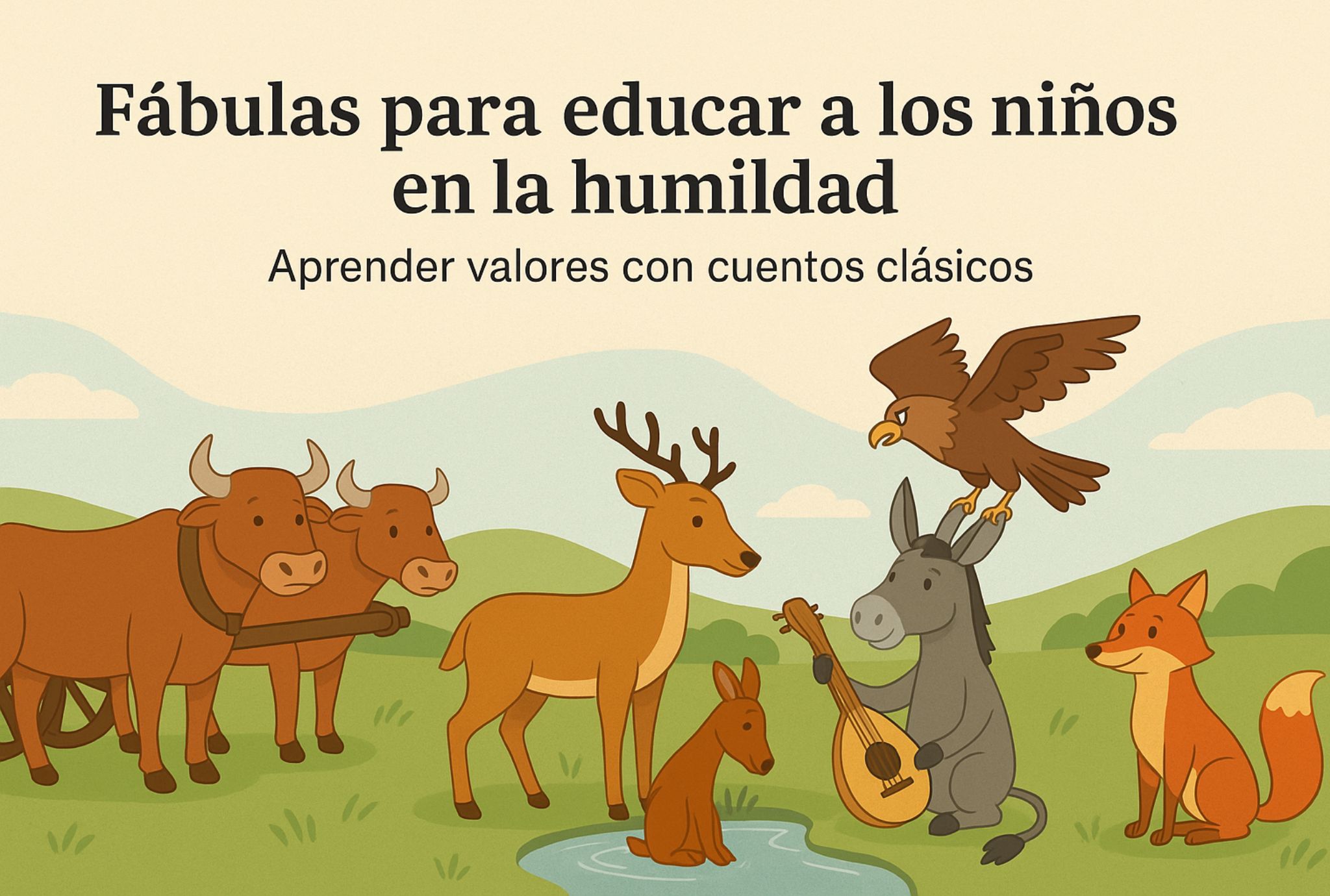 Guía de fábulas para enseñar humildad a los niños