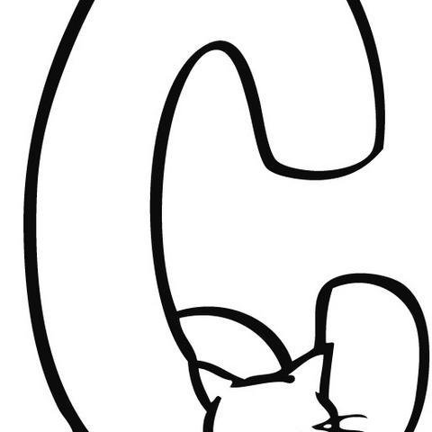 Letra c para imprimir - Imagui