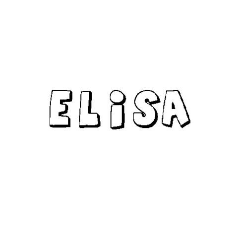 Elisa Coloring Page